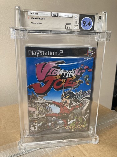 Viewtiful Joe PS2 New Factory Sealed Graded Game WATA 9.4 A+ not VGA ...