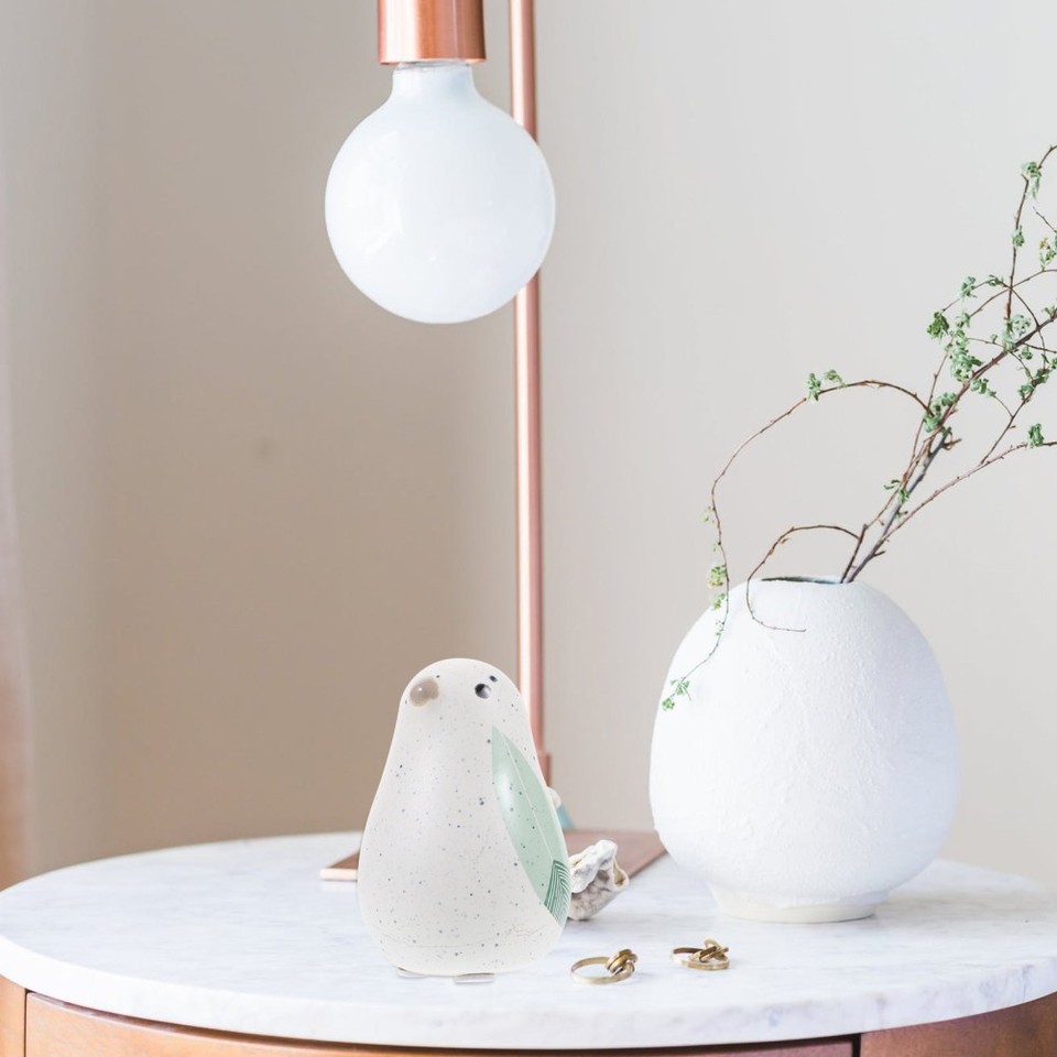 3 Pcs Bird Home Decor Desktop Small Ornaments Porcelain Birds Figurines ...