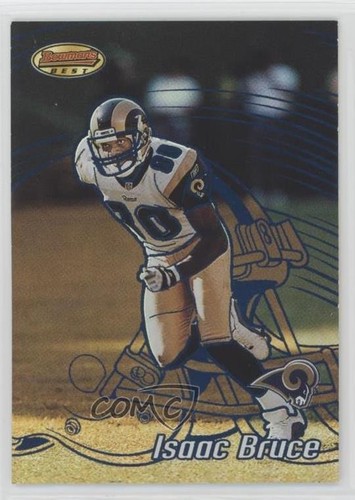 2002 Bowman's Best Blue /300 Isaac Bruce #44 HOF | eBay