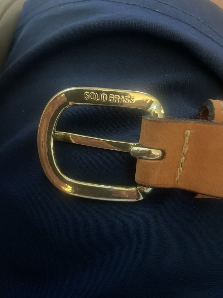 ZEP-PRO MAHI-MAHI Dolphinfish Embroidered Leather Canvas Belt BRASS BUC ...