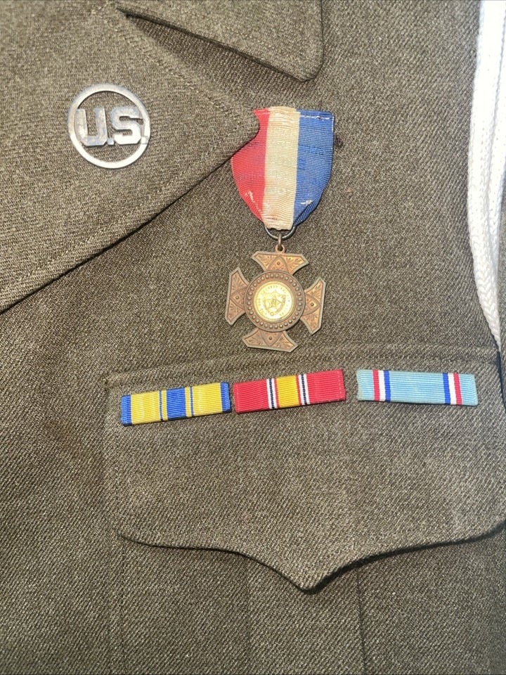 Military Jacket World War II Army Air Force With Patches And Medals | eBay