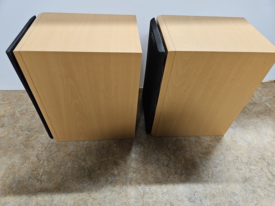 Mission MS-50 Bookshelf Speakers 2-Way Reflex 6 Ohms Tested Working ...