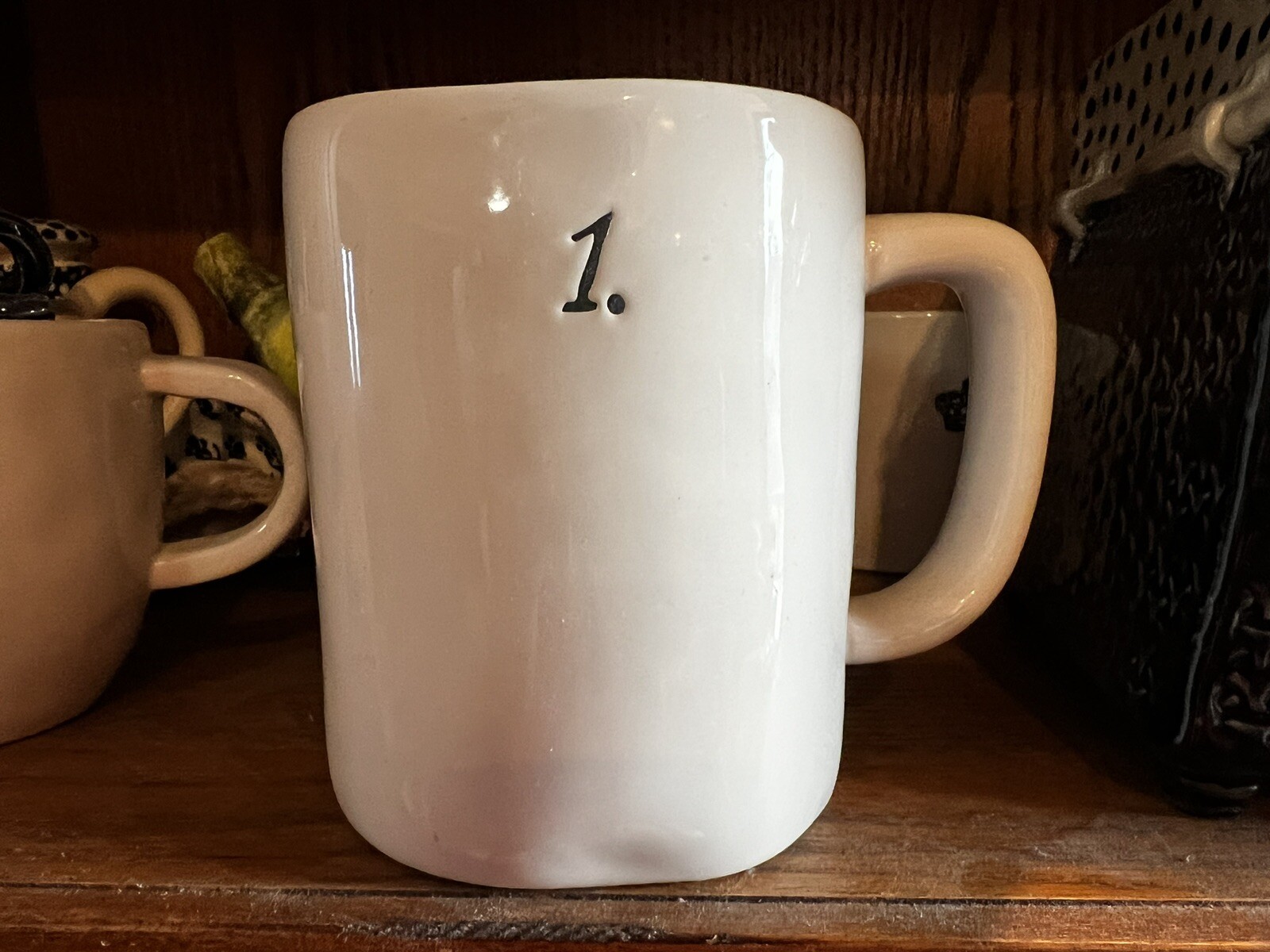 Rae Dunn Number 1 Mug Rare | eBay
