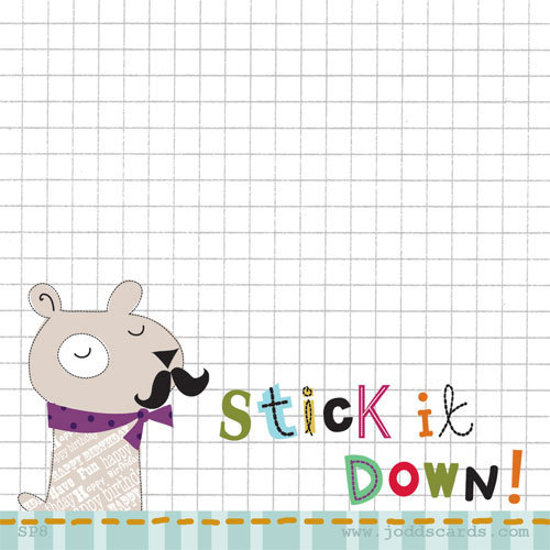"STICK IT DOWN" - STICKY NOTE PAD -100 X 100mm - 80 pages from Jodds ...