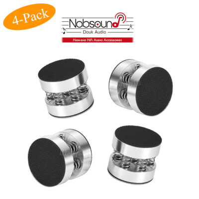 4PCS Aluminum Spring Speaker Spikes HiFi Amplifier Isolation Stand Feet ...