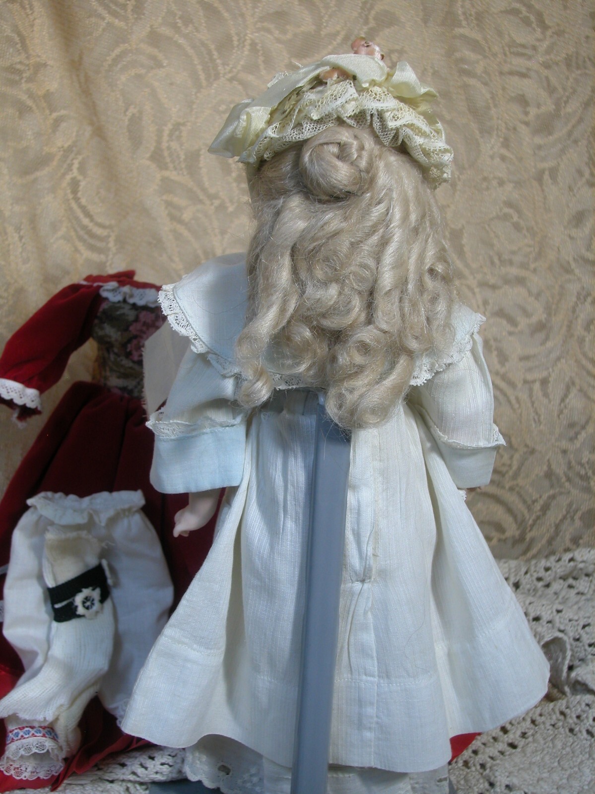 Rare Antique French Doll Charles Marcoux doll Open Closed Mouth Molded ...