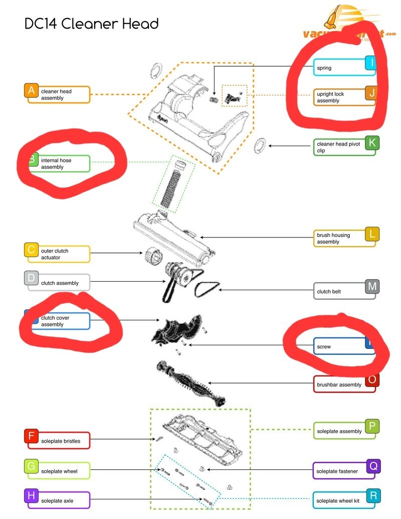 Dyson Dc25 Parts Schematic