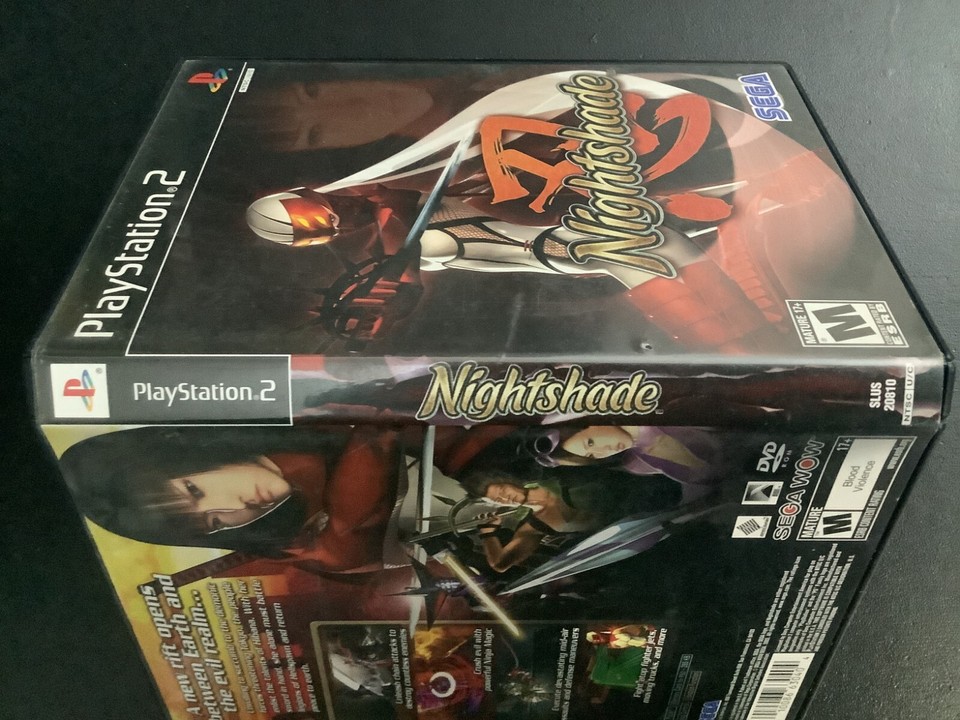 Nightshade PS2 PlayStation 2 Case & Artwork Only | eBay