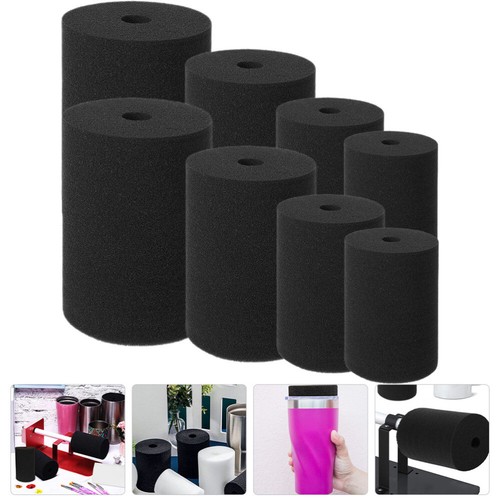 8Pcs Silicone Home Rotating Cylinder Sponge Diy Crafting Storage Home ...