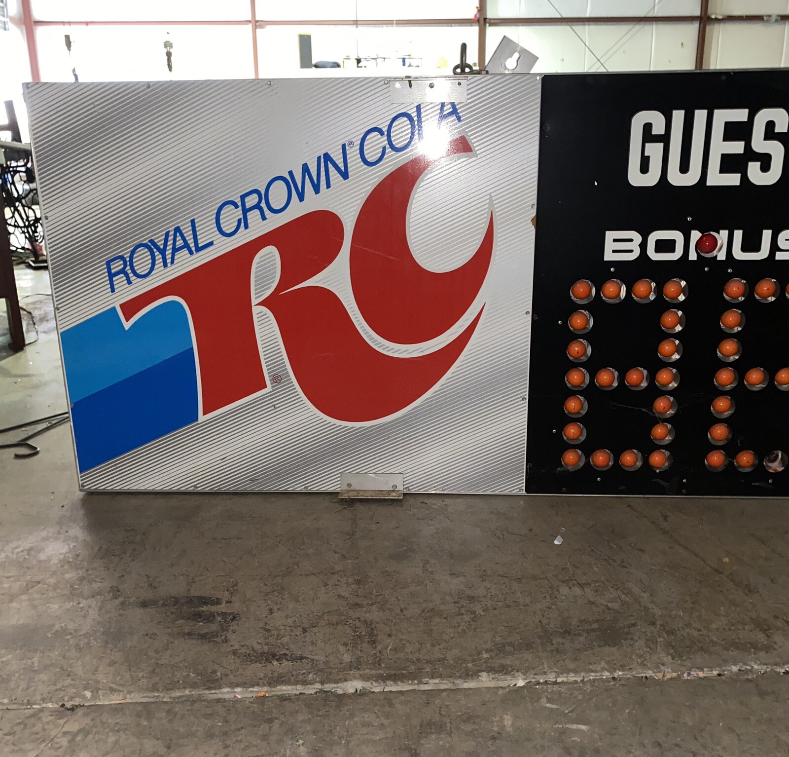 Vintage RC Cola Scoreboard 11’x 6” Scorebrain | eBay
