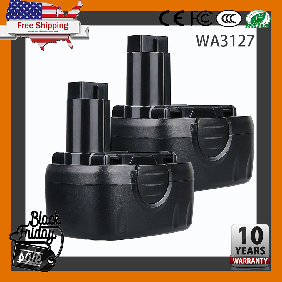 2 Pack For Worx WA3152 18V 4.8Ah Battery WA3127 WG150 WG152 WG153 WG250 ...