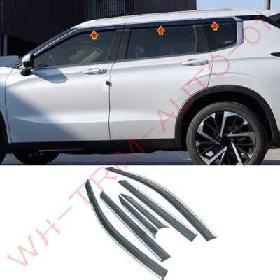 For Mitsubishi Outlander 2022-2023 Window Visor Vent Shades Sun Rain ...