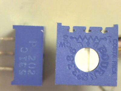BOURNS 3386P-1-202 Qty of 275 per Lot POTENTIOMETER 2K ? 55 C~+125 C ...