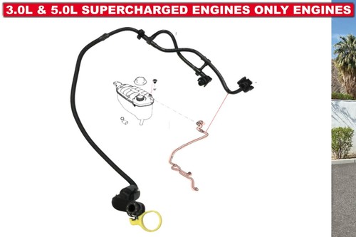 OEM Jaguar F-type X152 Radiator Owerflow Hose T2R5910 Genuine for sale ...