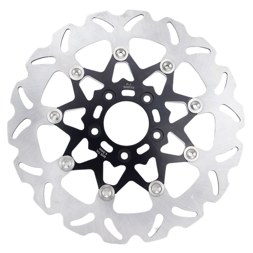 Floating 11.8" CNC-Cut Front Brake Rotor For Harley 08-up Touring FLHR ...