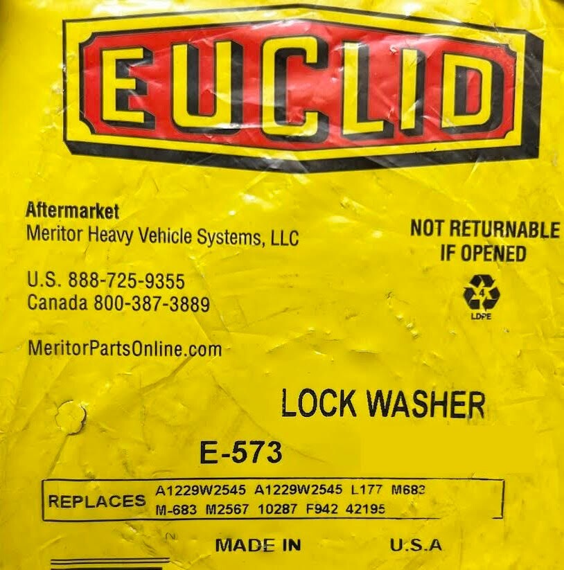 E573 Genuine Euclid Lock Washer - New | eBay