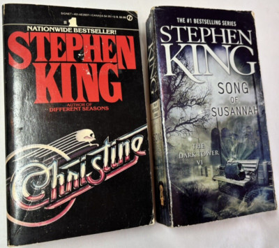 Stephen King book lot Christine and Song of Susannah, Signet & Pocket ...