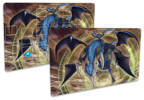 No.331 Yugioh Card Game TCG CCG Custom Playmat Dragunity Knight Trident ...