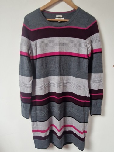 Clements Ribeiro Merino Wool Striped Jumper Dress Size M | eBay