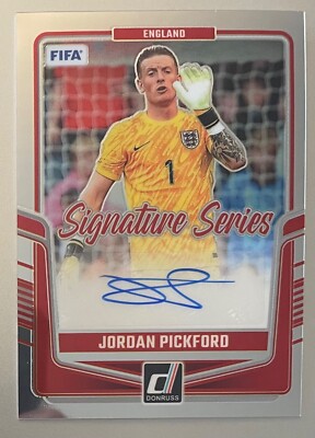2024-25 Panini Donruss Jordan Pickford Signature Series Autograph Auto ...