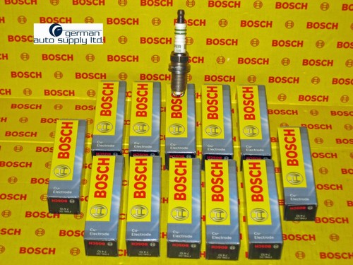 Porsche BMW 12 Piece Spark Plug Set - BOSCH - 0242240566, FR6LDC, 7410 ...