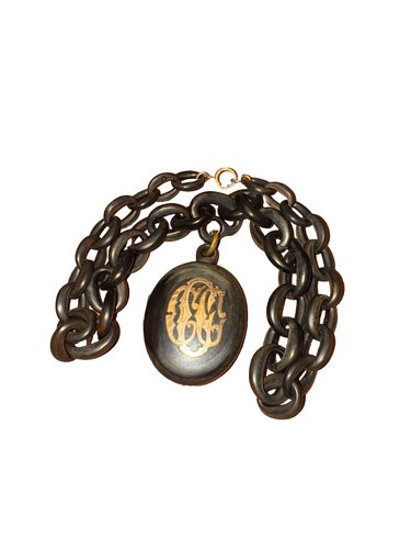 Antique Victorian Carved 9ct Gold Locket Chain Necklace | eBay