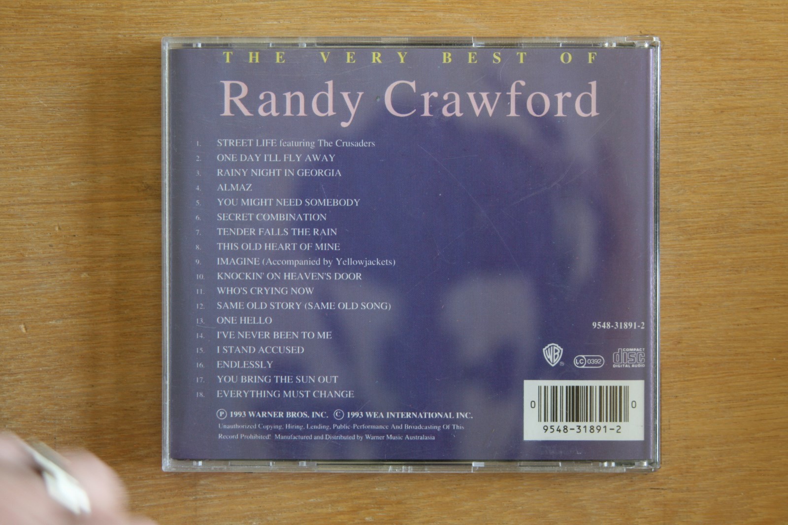 Randy Crawford ‎– The Very Best Of Randy Crawford (Box C608) | eBay ...