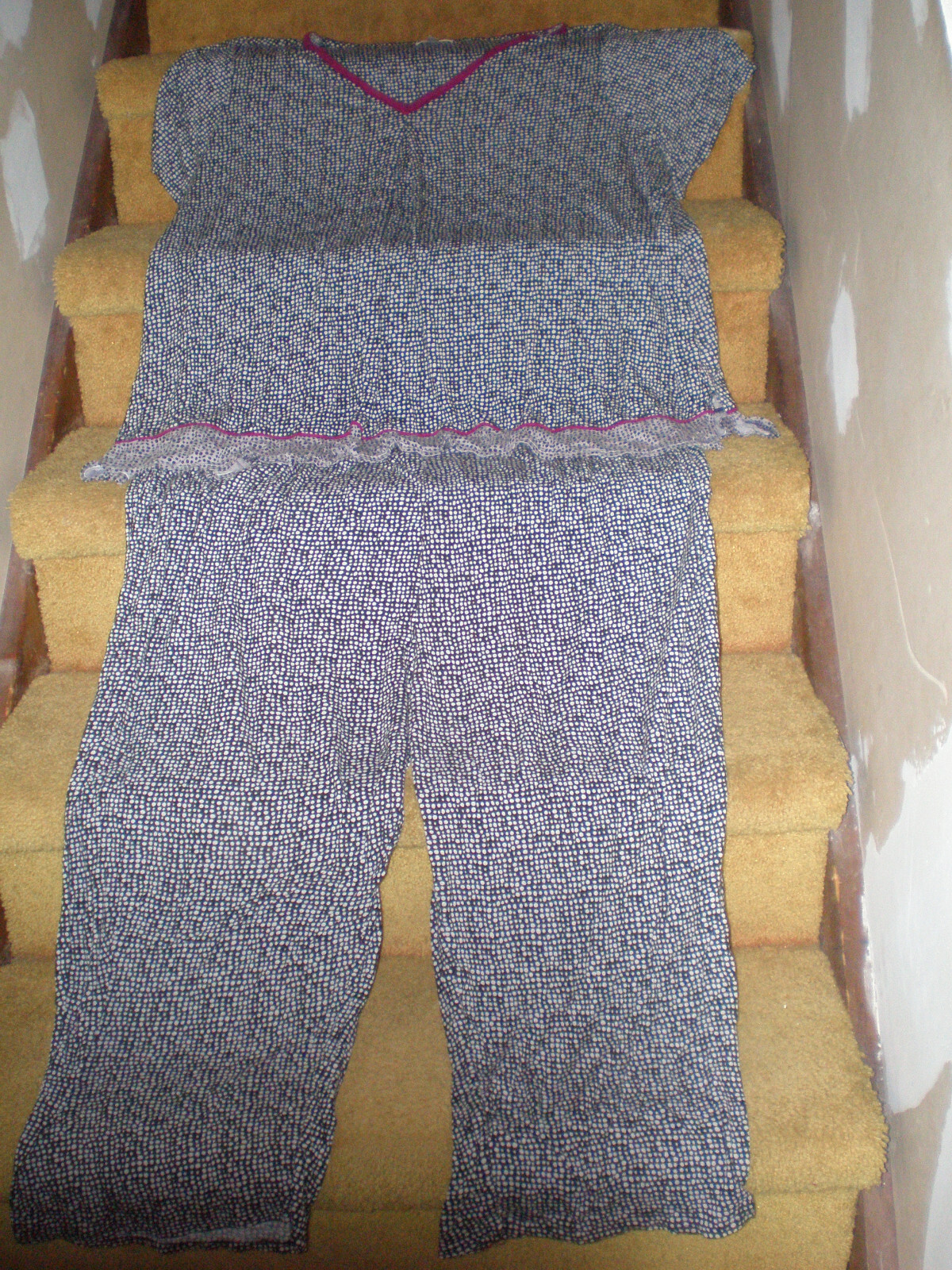 Secret Treasures Pajamas Set 3X 22W 24W Black w/white… - Gem