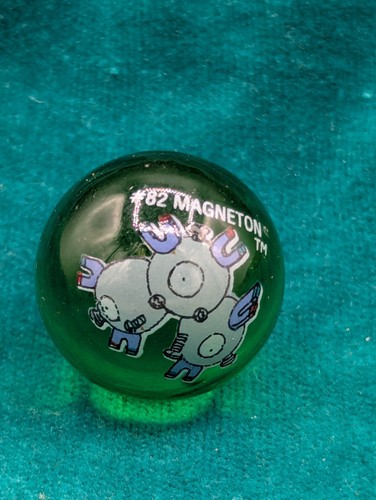 Pokémon Collector Marbles Magneton Marble Green by Toy Biz | eBay