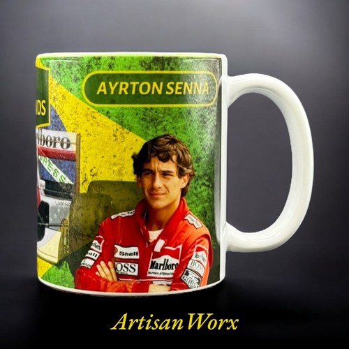 Ayrton Senna F1 Legends Ceramic Mug *Perfect Gift* | eBay