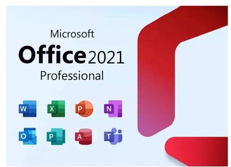 Microsoft Office 2021 Professional Plus License Key Card & DVD ...