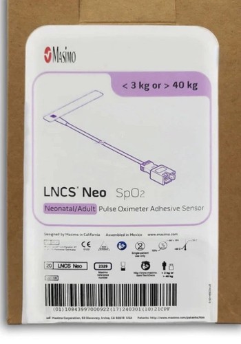Masimo Set LNCS Neo SpO2 Neonatal/Adult Pulse Oximeter Sensors Lot /20 ...