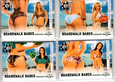 2022 Benchwarmer National MELISSA RISO Green Foil BOARDWALK BABES Butt Card 2/4 | eBay