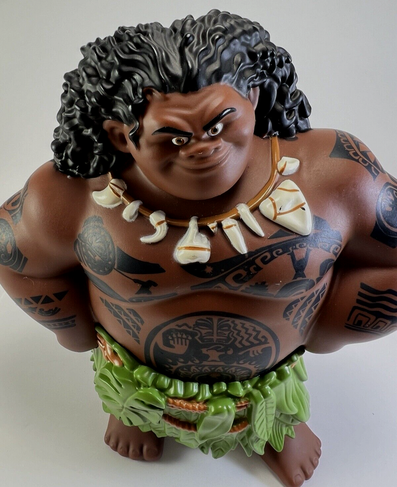 Disney Moana Maui Action Figure 8" Demi God Doll Hasbro The Rock Hawaii ...