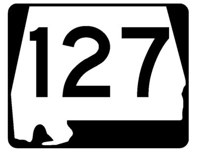 Alabama State Route 127 Sticker R4523 Highway Sign Road Sign Decal | eBay