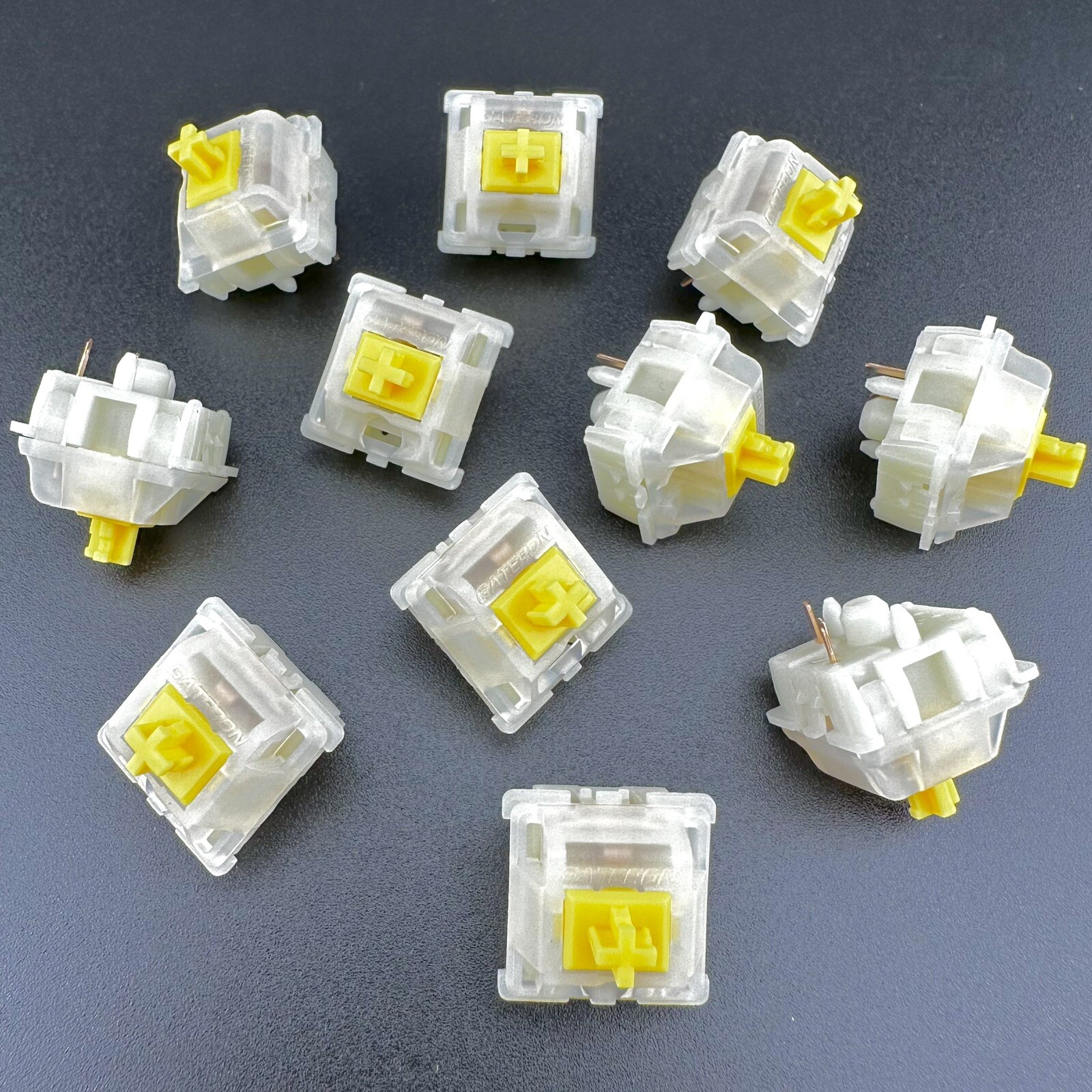 Gateron Milky Yellow KS-3 Pro Linear 5-Pin Keyboard Switches ( 10 ...