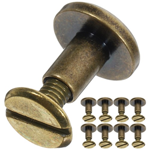 20pcs Round Rivets Crafts Button Metal Rivet for Shoes Bags Spike ...