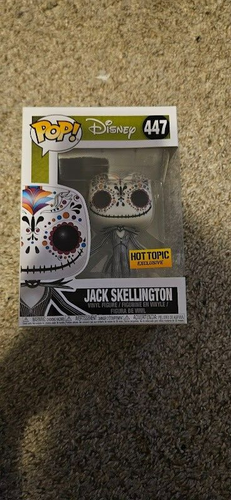 Funko Pop! Disney Jack Skellington #447 (Hot Topic Exc) Vinyl Figure | eBay