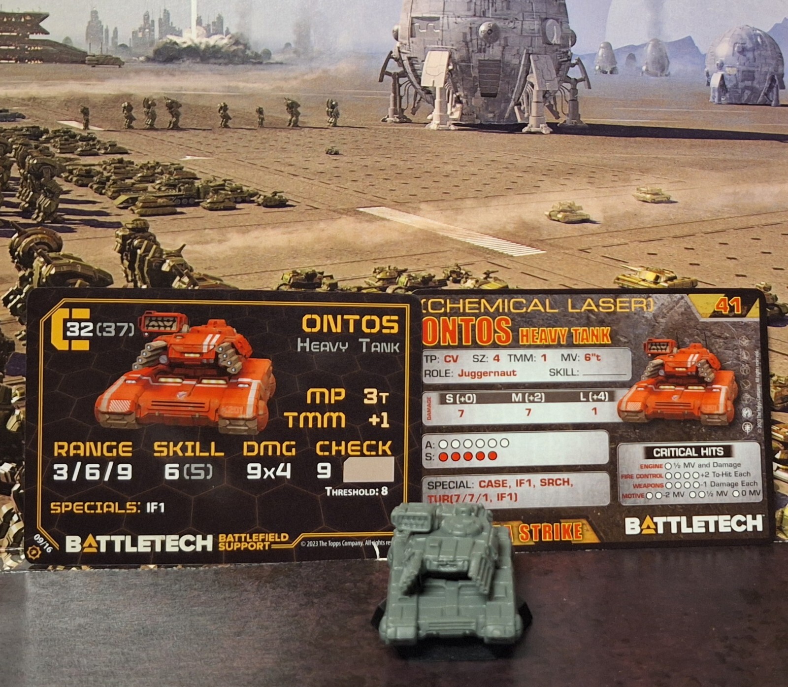 Battletech Mercenaries Kickstarter Ontos(Chem Laser) | eBay