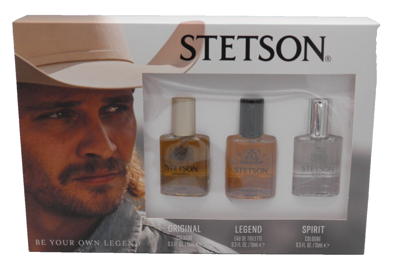 Stetson by Stetson for Men Legend Original Spirit Variety BOX Gift Set ...