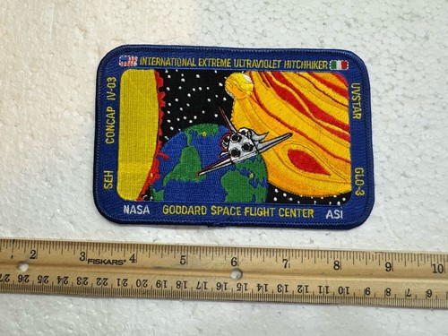 Vintage NASA Space Shuttle Patch - International Extreme Ultraviolet Hitchhiker | eBay