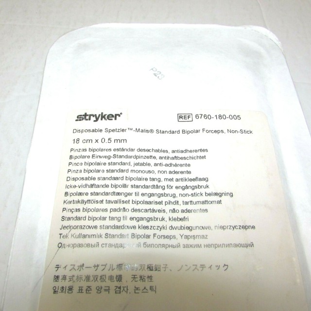 Stryker Spetzler Malis 7" Bipolar Forceps for sale online | eBay