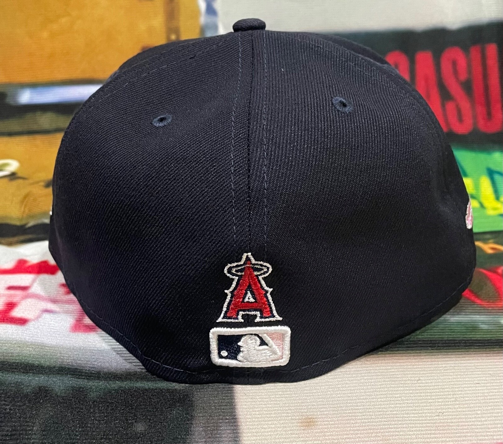 NEW ERA ANAHEIM ANGELS 5950 SIDE/PATCH/BLOOM 59Fifty NAVY (JUST IN) OTC ...