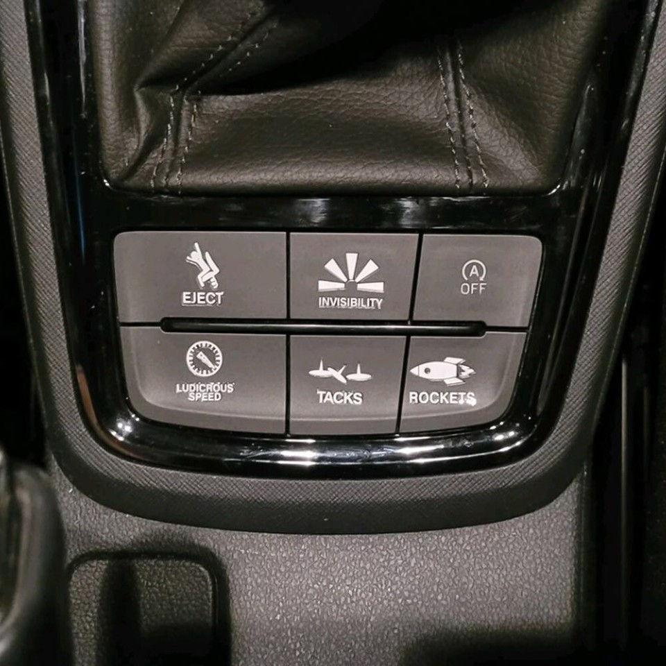 15pcs Car Dashboard Button Switch On Off Sticker Decal Car Interior ...