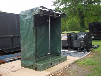 ONE...MILITARY SURPLUS 2- MAN PORTABLE FIELD SHOWER TENT CAMPING ...