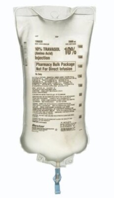 Travasol Parenteral Amino Acids Supplement Solution 2,000mL 1B6626P Exp ...