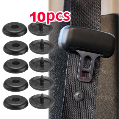 10pcs/5Pairs Car Seat Belt Stop Button Clips Fastener Retainer Seatbelt ...
