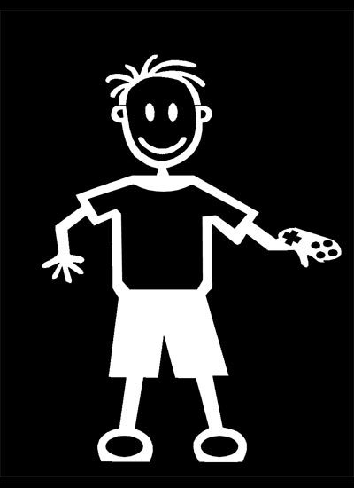 Little Boy Stick Figure