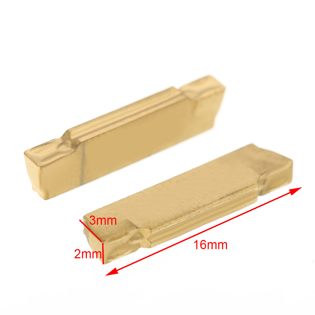 10pcs MGMN200-G 2mm Carbide Inserts for MGEHR/MGIVR Grooving Cut-Off ...