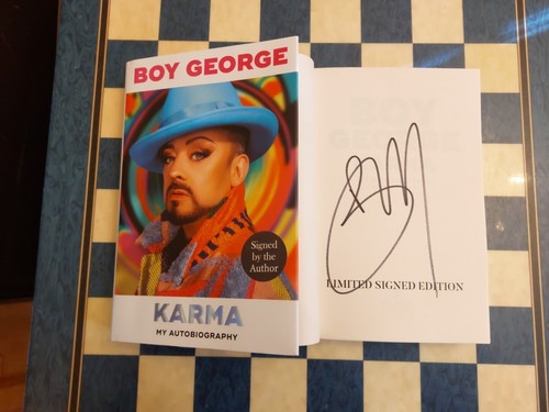 Boy George SIGNED Karma My Autobiography Hardback 1st Edition 1st ...